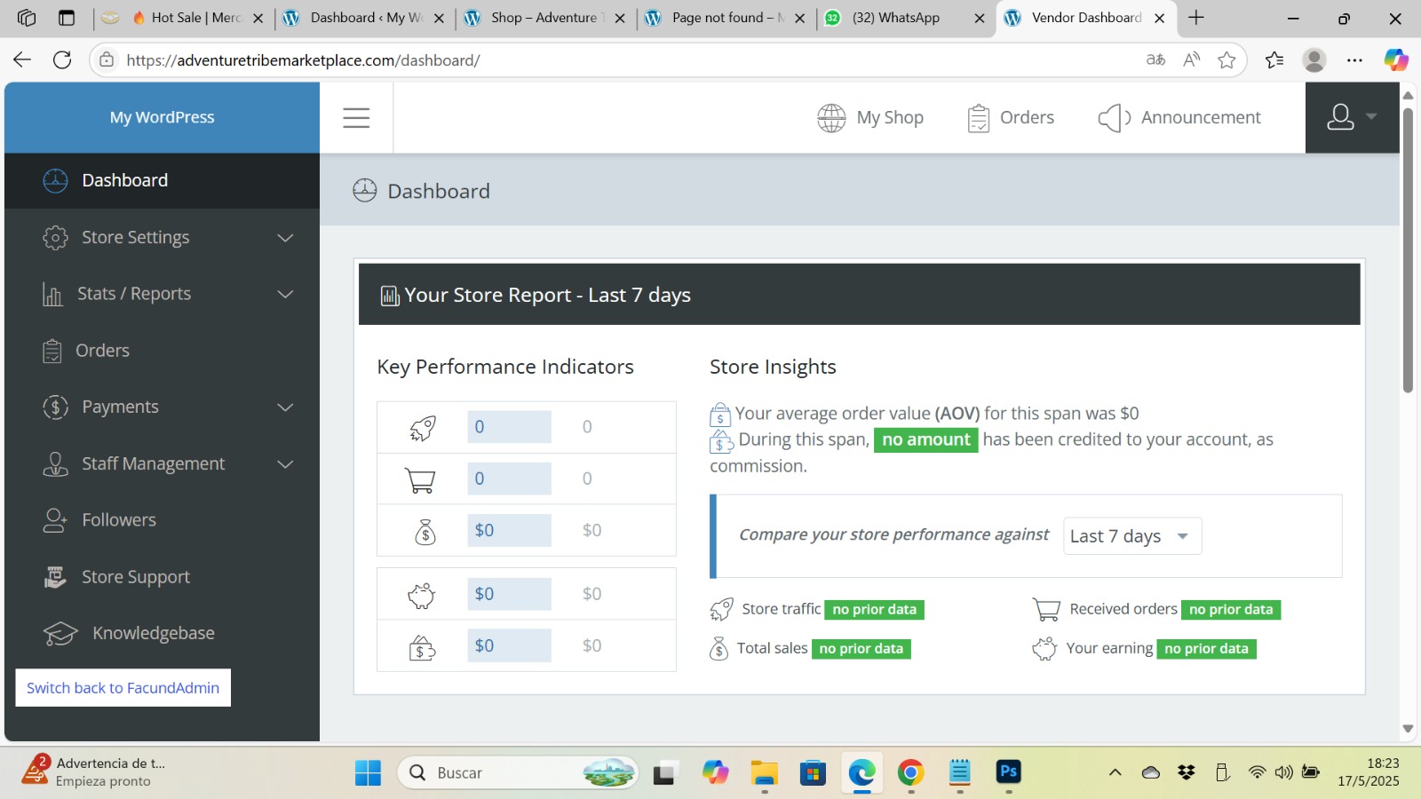 Critical Error: Vendors Can't Add Products – 'Add Product' Option Missing | MultiVendorX